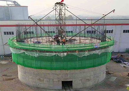 Manufacture Wuhu 150m Chimney Concrete Structure and Lining Project
